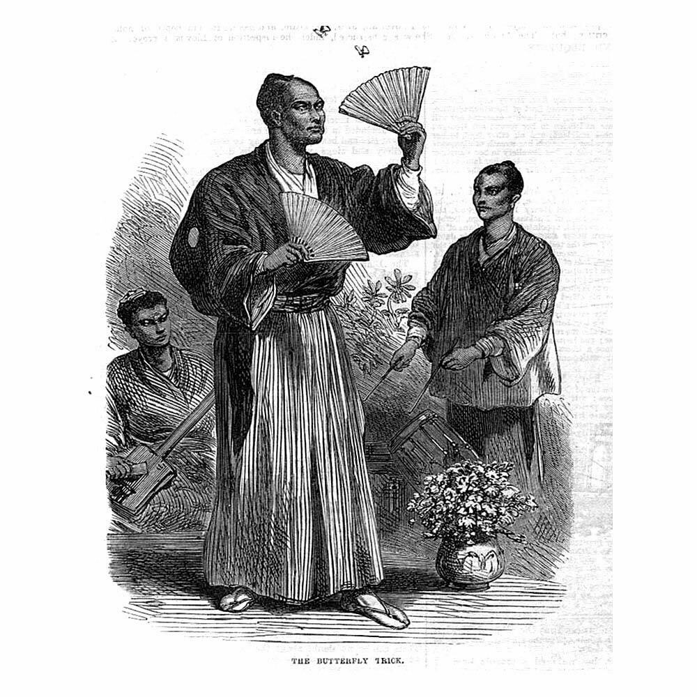 The butterfly trick 浮かれの蝶 – Ninjin